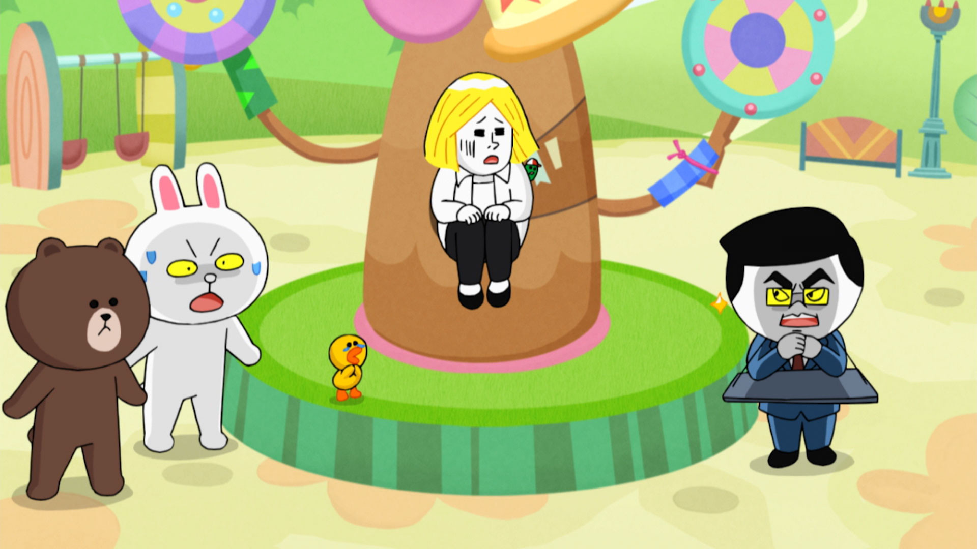 LINE TOWN 第45話 | dアニメストア